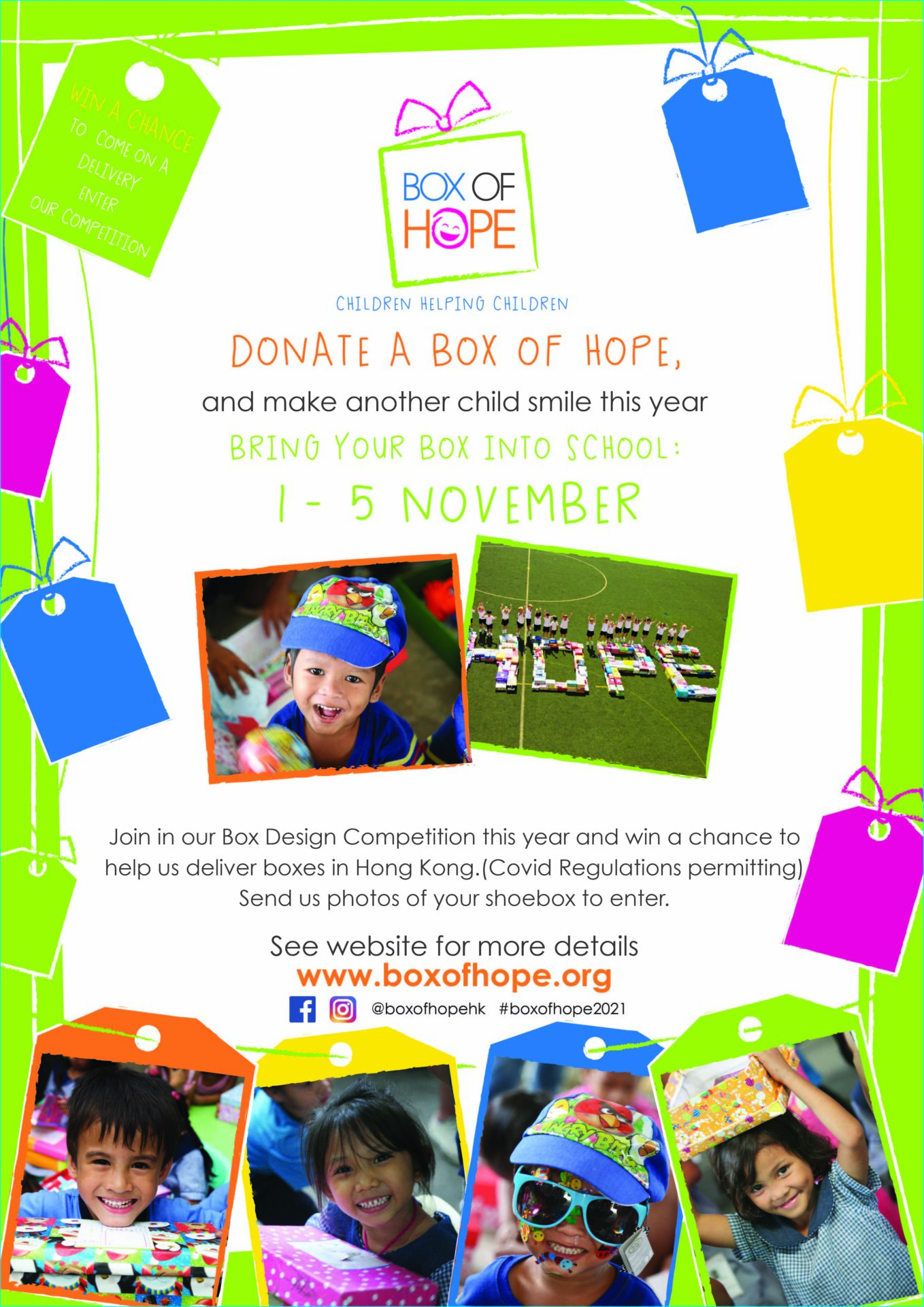 Box of Hope 2021: 1st to 5th November – DBIS Hub
