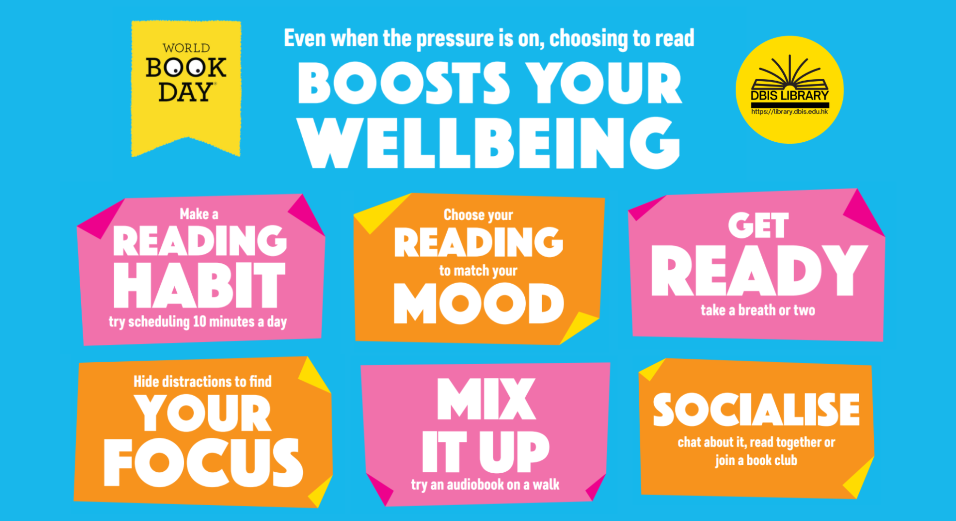 WBD 2023 Wellbeing (Library) – DBIS Hub