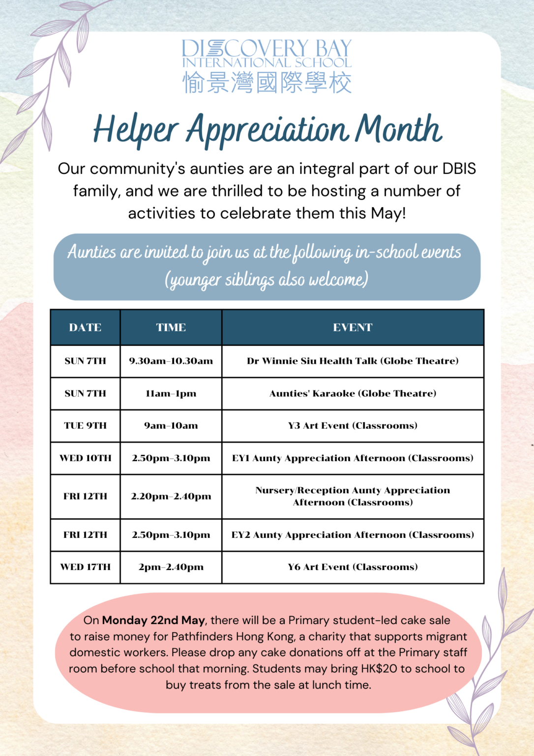 Helper Appreciation Month at DBIS – DBIS Hub