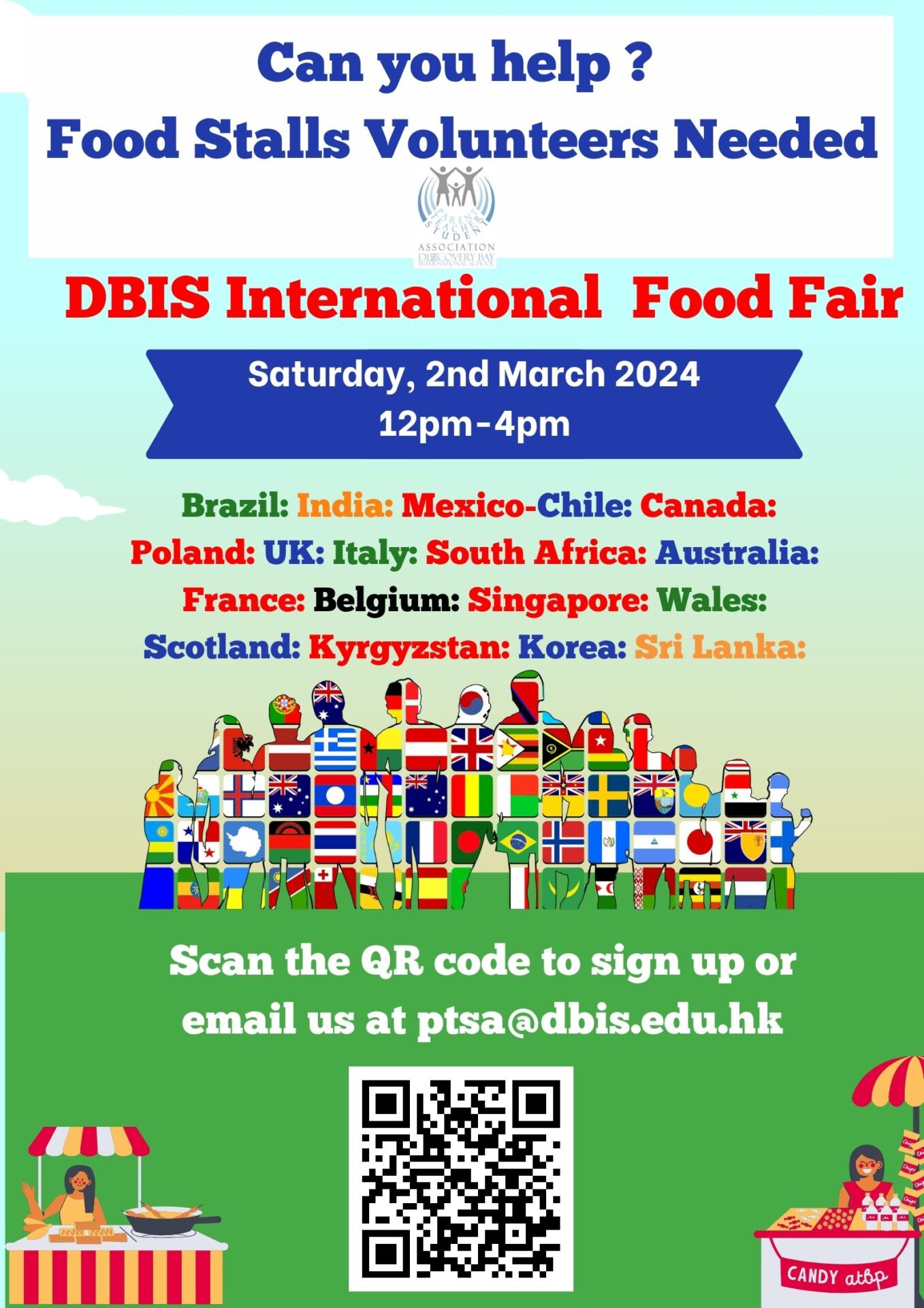 Volunteers Needed for Food Fair Stalls 2024 – DBIS Hub