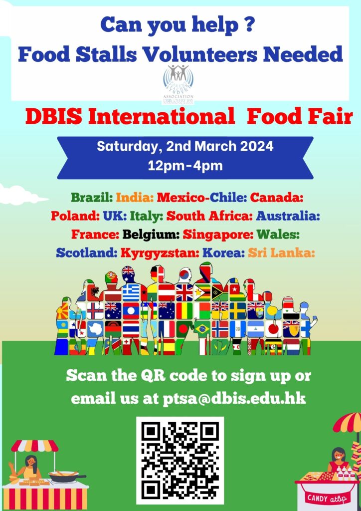 Volunteers Needed for Food Fair Stalls 2024 – DBIS Hub