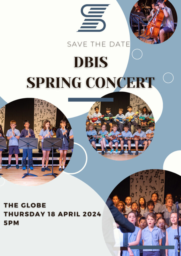 Save the Date – Spring Concert! Thursday 18th April 2024 – DBIS Hub