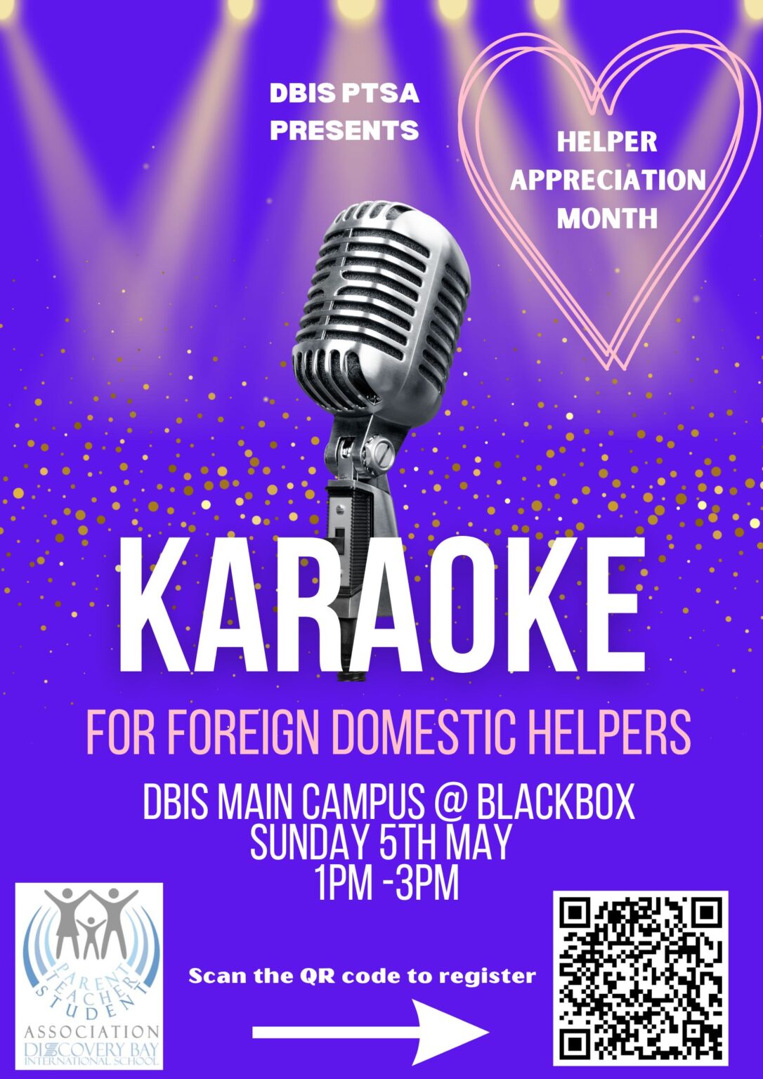 Helper Appreciation Karaoke 5th May 2024 – Register Now ! – DBIS Hub