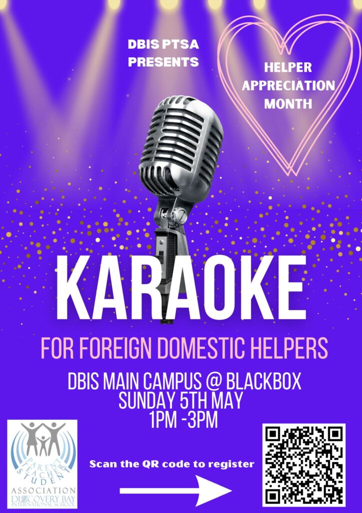 Helper Appreciation Karaoke 5th May 2024 – Register Now ! – DBIS Hub